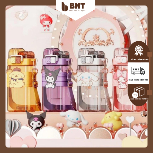 Bình Nước Đôi Kuromi 520ML 2 Ngăn Họa Tiết Hoạt Hình Disney Siêu Dễ Thương | Shopee Việt Nam
