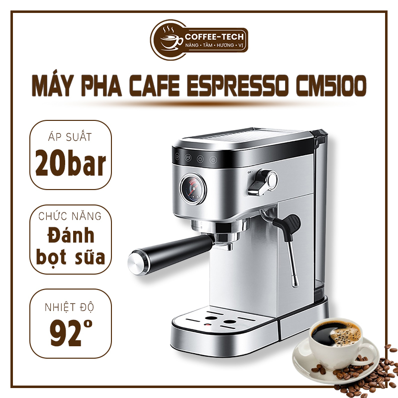 Máy pha cà phê tự động Espresso CM5100 - Máy pha cafe mini capuchino ...