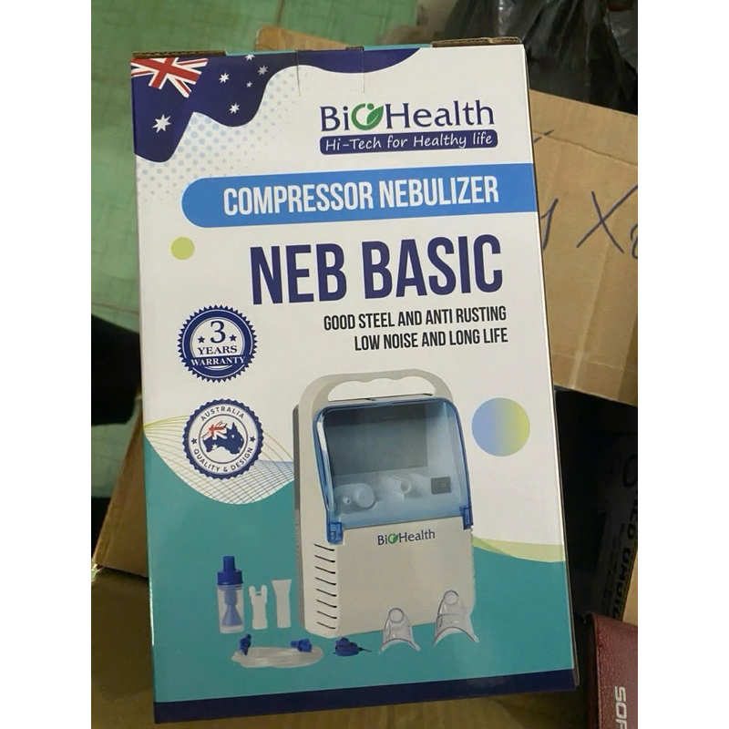 MÁY XÔNG MŨI HỌNG BIOHEALTH NEB BASIC ( ÚC ) có mặt nạ cho trẻ em và ...