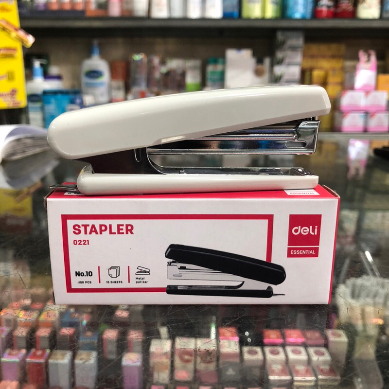 Bấm kim - dập Ghim số 10 Deli 0221 (màu ngẫu nhiên) | Shopee Việt Nam