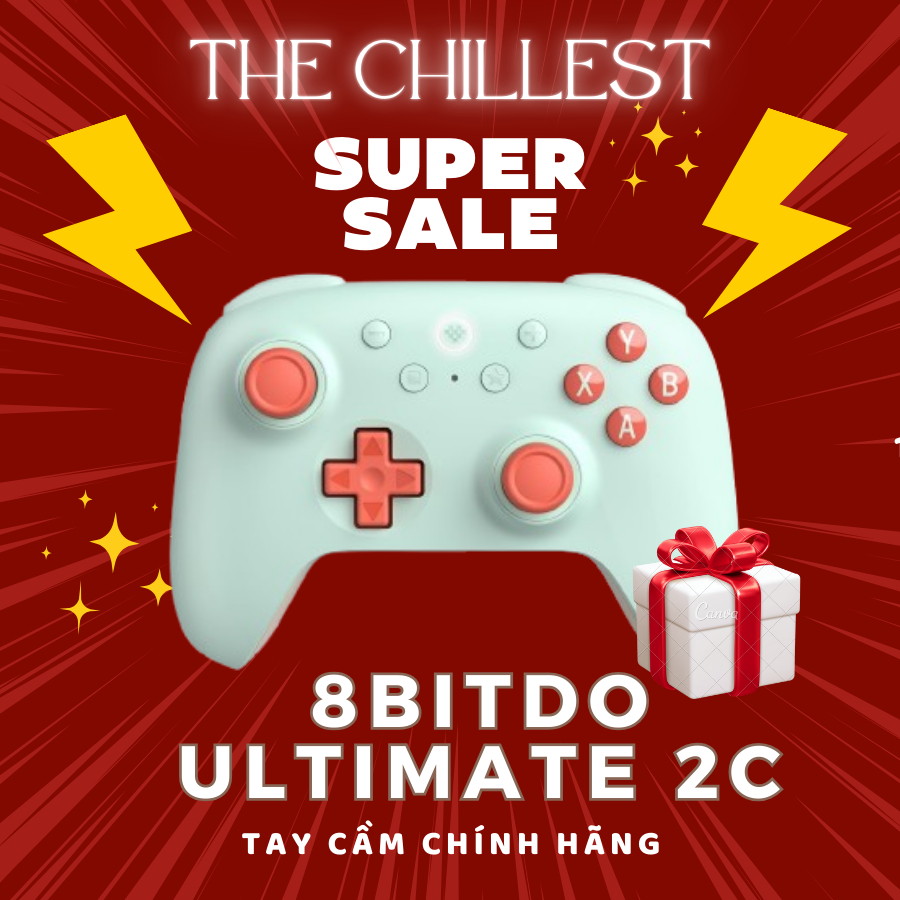 Tay cầm chơi game 8bitdo Ultimate 2C, Hall Effect Joystick,Polling rate ...