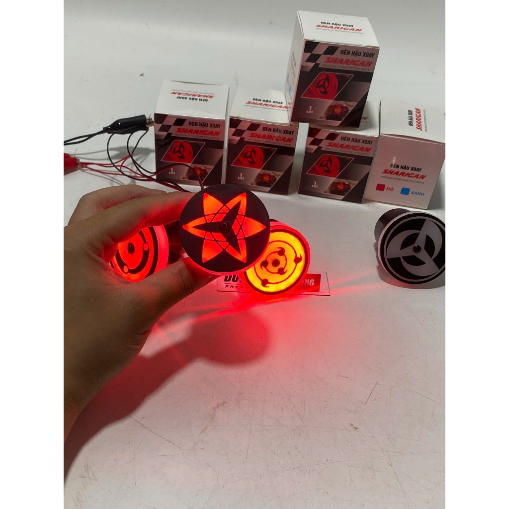 Mặt Led xoay Sharingan gắn đèn hậu, độ mắt lé đèn bi cầu, gắn Demi ...