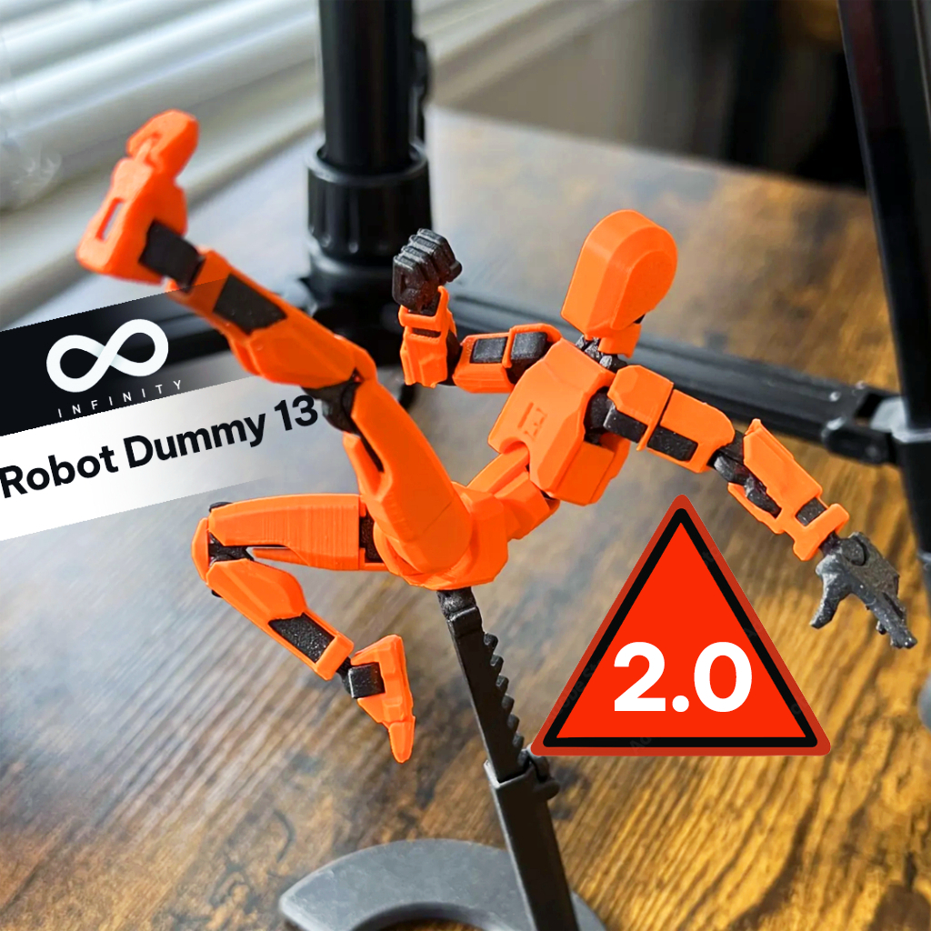 [Ver2.0] Kit Mô Hình Figure Robot DUMMY13 Khớp Cử Động Siêu Thật ...