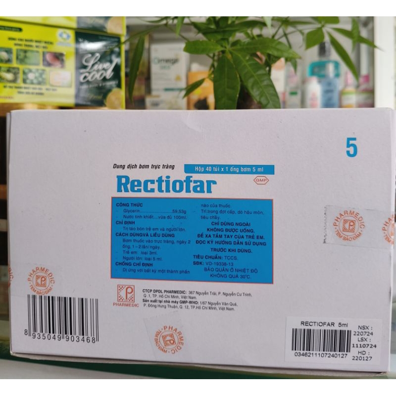 Dung Dịch Bơm Trực Tràng Rectiofar | Shopee Việt Nam