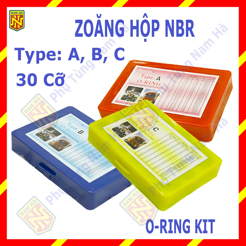 Hộp zoăng gioăng sim cao su làm kín O-RING KIT (Oring) thay thế chịu ...