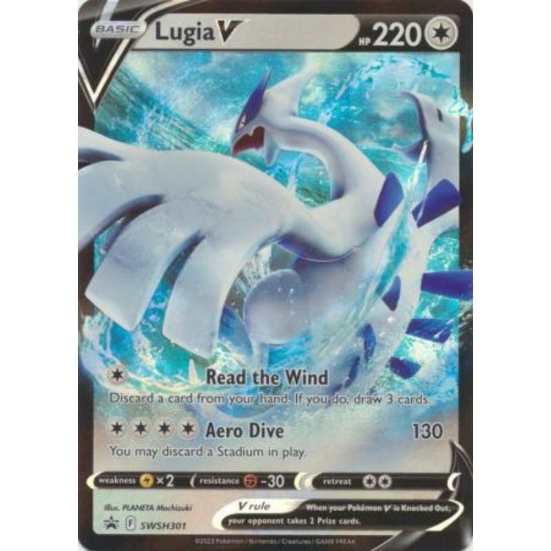 Thẻ Pokemon TCG Chính Hãng Lugia V - SWSH301 - Ultra Rare Promo. NM/M ...