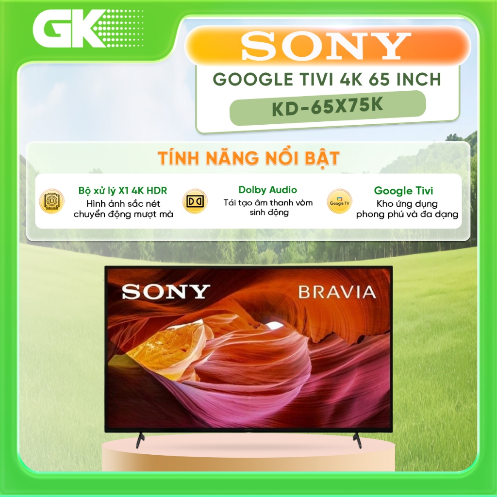 [Shopee - Lắp đặt 0Đ HN HCM] KD-65X75K / K-65S30 - Google Tivi Sony 4K ...