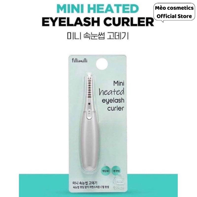 [CHÍNH HÃNG] Máy uốn mi nhiệt FILLIMILLI Mini Heated Eyelash Curler ...