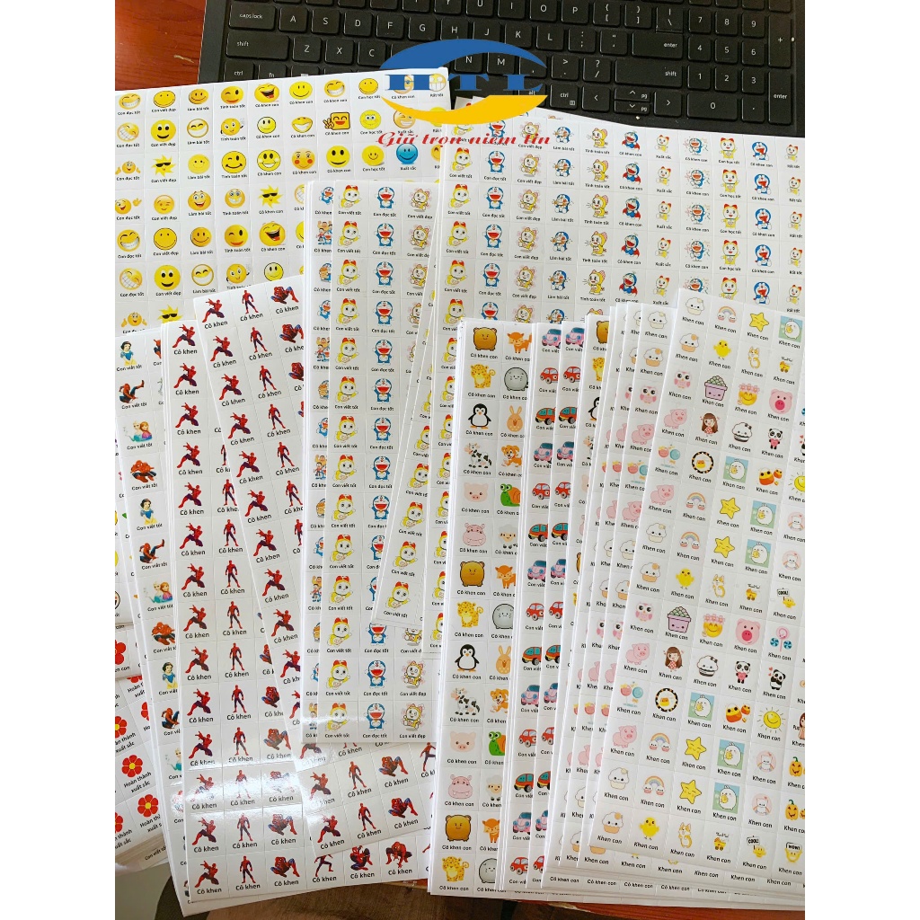 Bảng Sticker Khen Thưởng Học Sinh Mẫu Mã Đa Dạng - Giáo Cụ Dạy Học ...