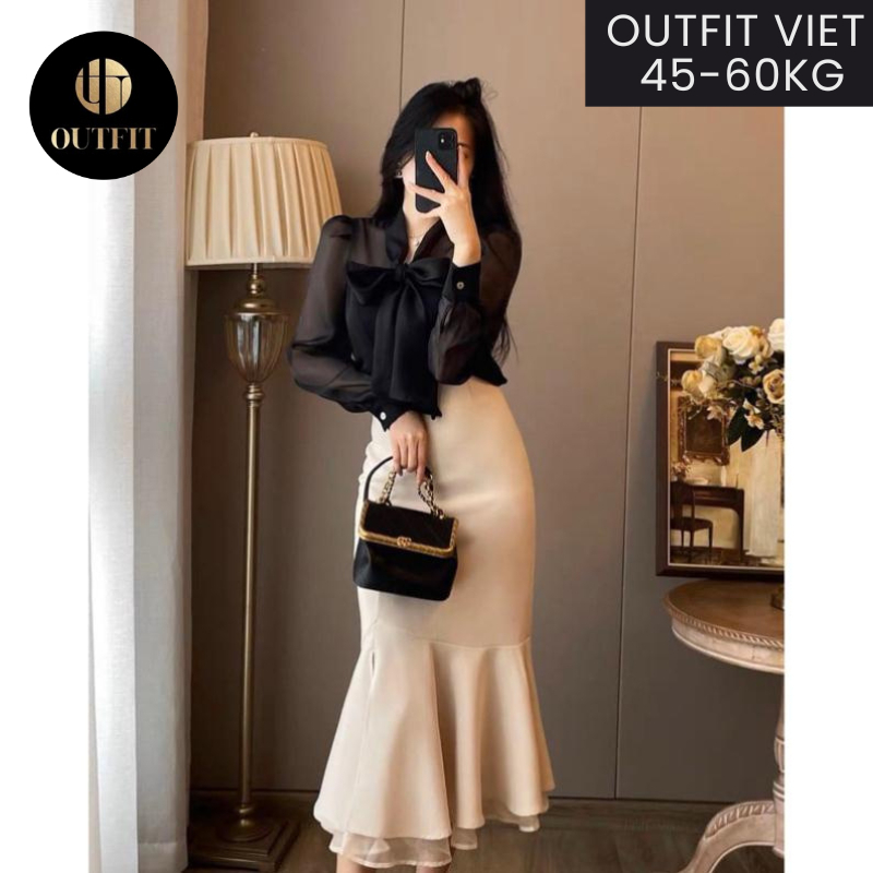 Sơ mi thắt nơ công sở Hàn quốc N-12101 | Shopee Việt Nam