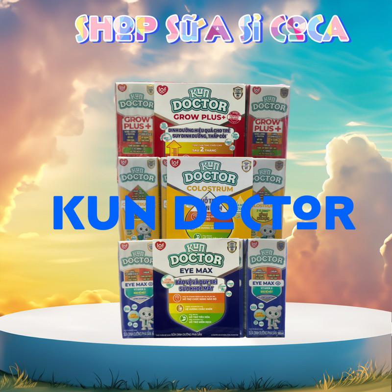 Kun Doctor Sữa pha sẵn dinh dưỡng 110ml/180ml hỗ trợ sáng mắt thông minh | Shopee Việt Nam