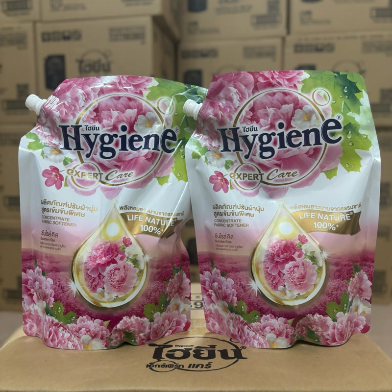 (Giá Sỉ HCM) ComBo 2 Bịch ( Hồng ) Nước Xả Vải Hygiene Thái Lan Expert Care Đậm Đặc Dung Tích ...