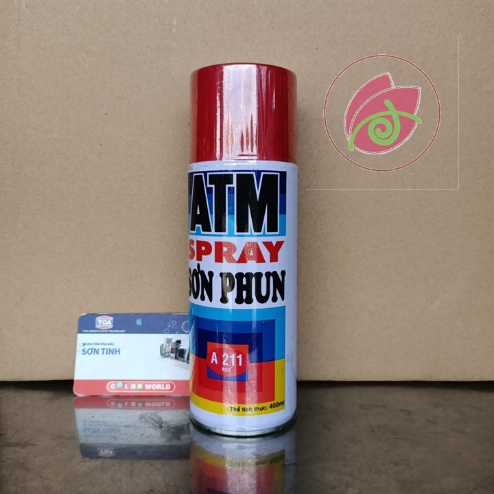 SƠN XỊT MÀU ĐỎ RED A211 (ATM hoặc WIN) hoặc RED FOX | Shopee Việt Nam
