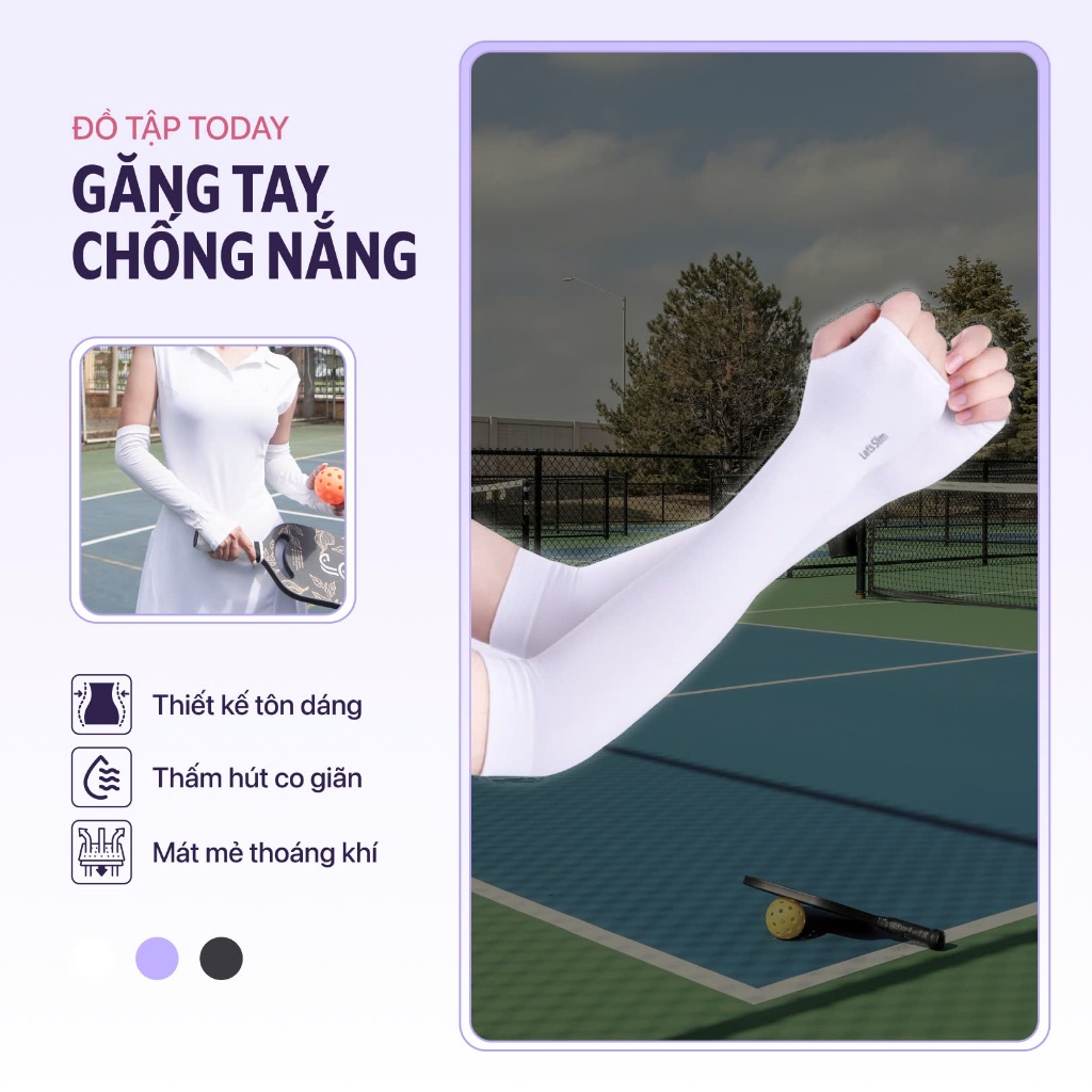 Găng tay chống nắng nam nữ xỏ ngón chống tia UV-A UV-B Today U Wear ...