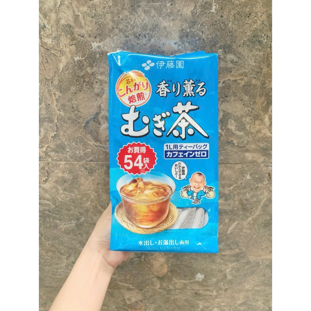 [DATE 2/2026] Trà Túi Lọc,Trà Lúa Mạch Mugi Ông Già Nhật 54 Gói/Túi ...