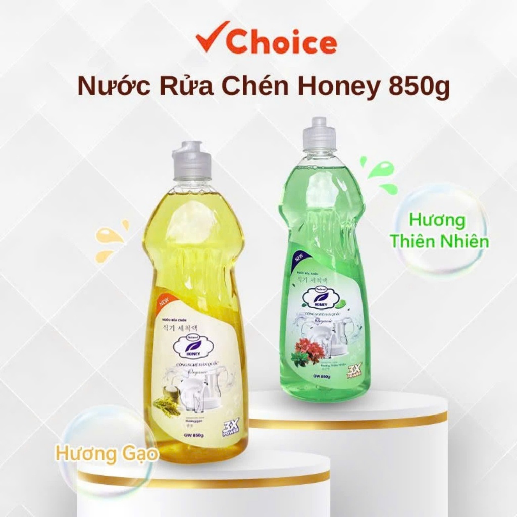 [Choice] Nước rửa chén MA3-1711-8 an toàn dịu nhẹ với da tay chai 850g ...