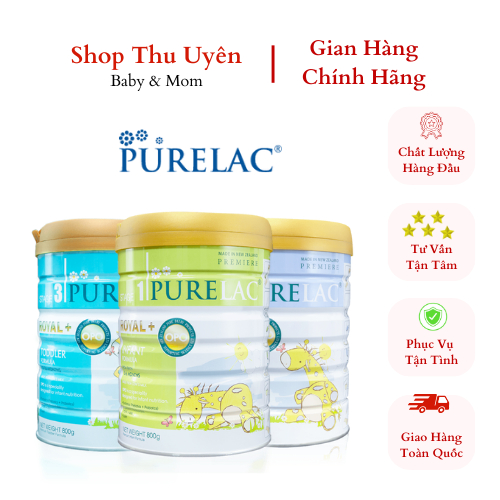 (Date T2/26 - Tích quà) Sữa Công Thức Purelac Royal Newzealand Lon 800g ...
