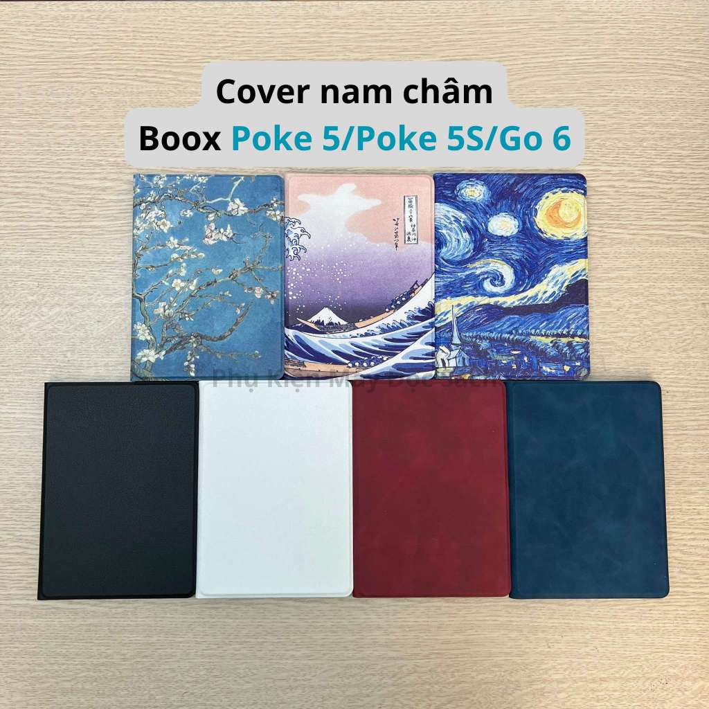 Bao Da Cover Nam Châm Boox Poke 5/5s/Go 6/Savi 6, Máy Đọc Sách Boox ...