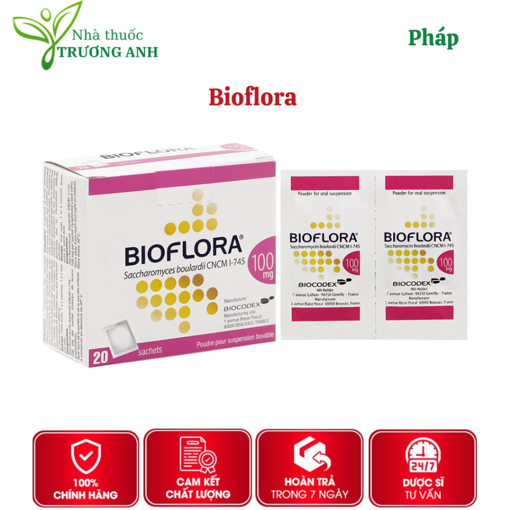Men Vi Sinh BIOFLORA 100mg (Hộp 20 gói) | Shopee Việt Nam