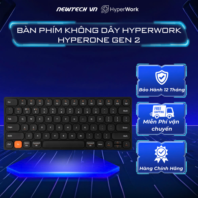 Bàn Phím Không Dây HyperWork HyperOne Gen 2 KB1 G2 | Bàn Phím Văn Phòng ...