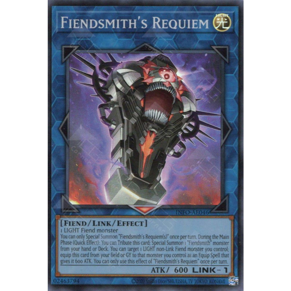 [ Yu-Gi-Oh! ] 01 thẻ trò chơiINFO-AE046 Fiendsmith's Requiem (SR ...