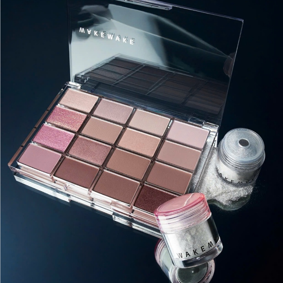 Bảng Phấn Mắt Wakemake 02 Lively Blurring 16 Ô Wake Make Soft Blurring Eye Palette 14g | Shopee ...