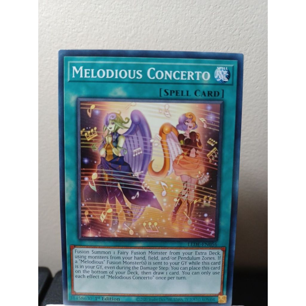 Thẻ bài YUGIOH - TCG - Melodious Concerto - LEDE-EN056 - Common 1st ...
