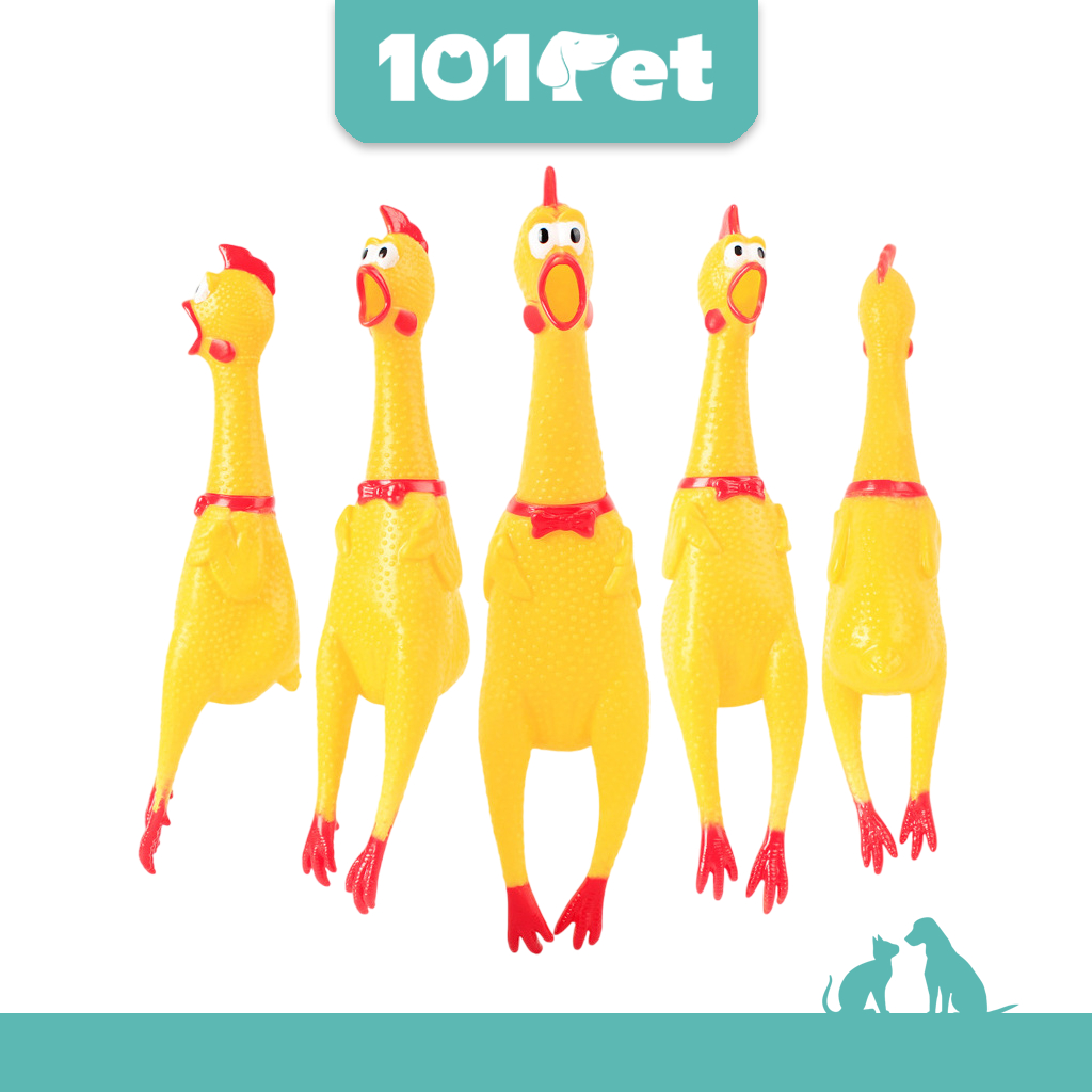Gà La Hét Đồ Chơi Cho Chó Mèo Shrilling Chicken, Con Gà Đồ Chơi Bóp Kêu Chít Chít, Gà Nhựa Bóp ...