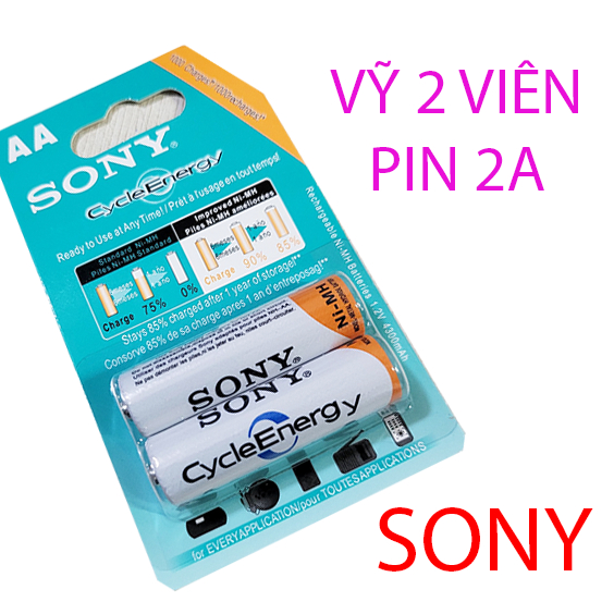 Pin Sạc AA Sony Dung Lượng 4600mAh Vỉ 2 Viên | Shopee Việt Nam