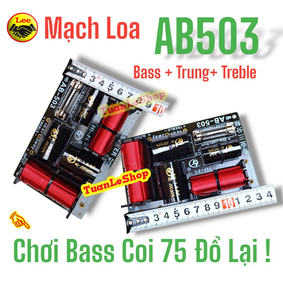 MẠCH 3 LOA AB 503 MẠCH 1 BASS 1 MID 1 TREP -GIÁ 1 MẠCH LOA AB503 - MẠCH ...