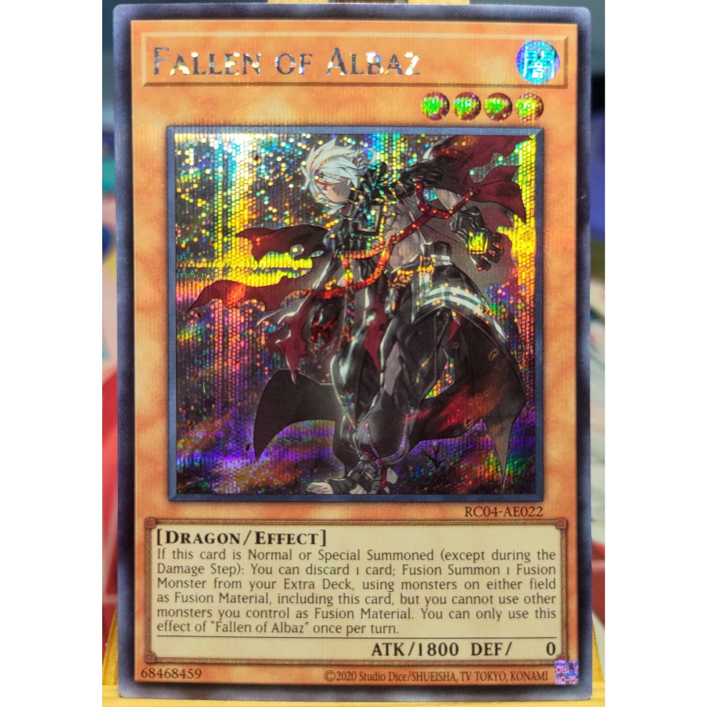 [KW2 Yugioh] [EN-AE] [Nice Art] Thẻ bài RC04-AE022 Fallen of Albaz | Shopee Việt Nam
