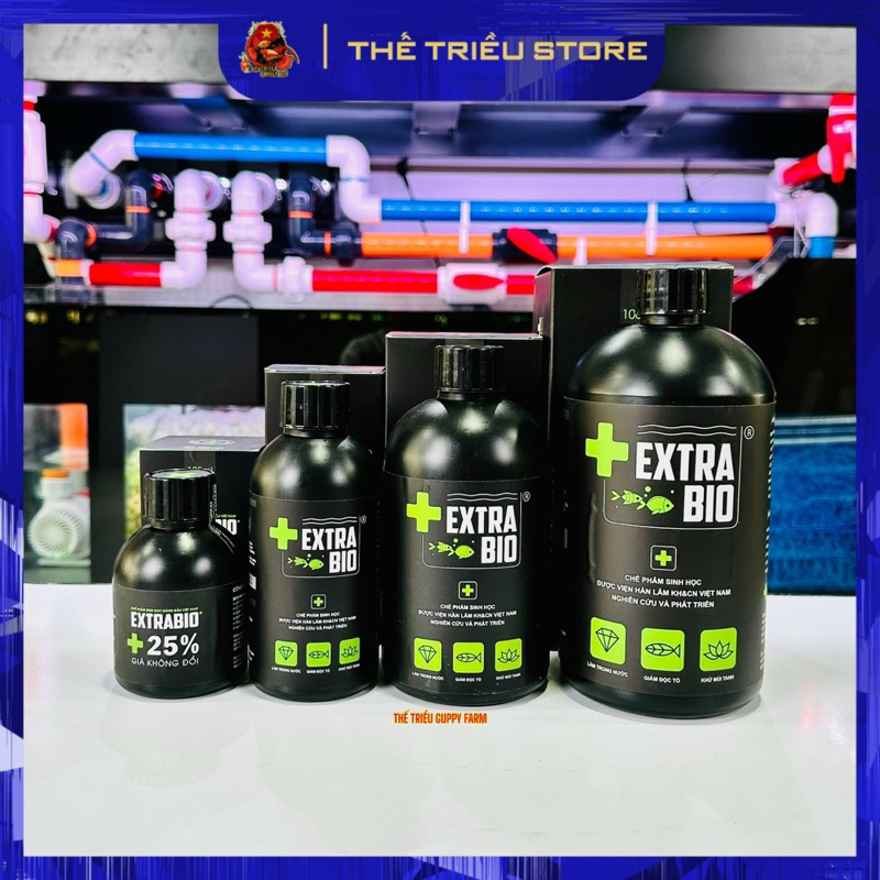 Extrabio - Vi sinh hổ trợ làm trong nước, khử mùi hôi tanh ( Hồ cá cảnh ...