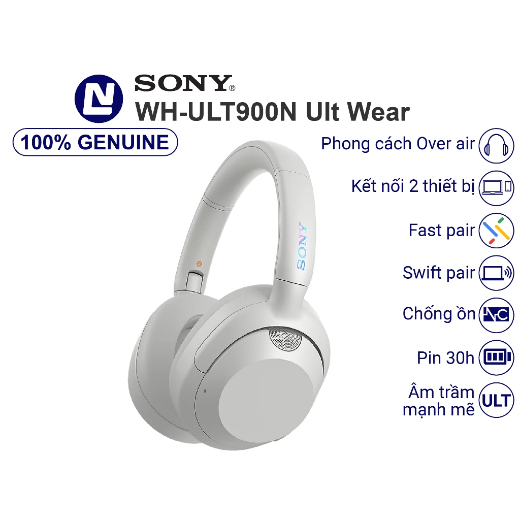 New Full box Sony WH ULT900N Tai nghe không dây chống ồn ULT Wear ...
