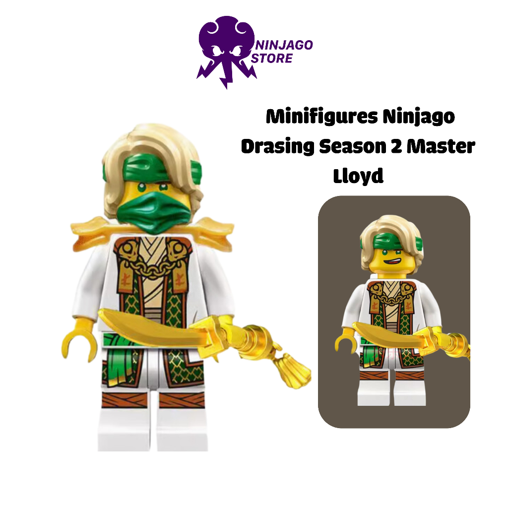 Đồ chơi lắp ráp Minifigures Ninjago Drasing Season 2 Master Lloyd kèm ...