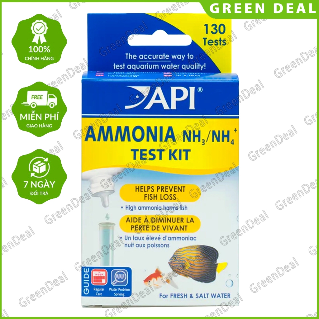 API - Ammonia NH3/NH4 Test Kit | Bộ đo Amoniac trong nước hồ biển thủy ...