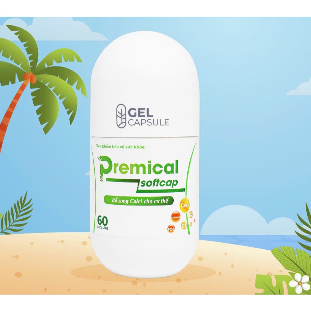 Viên uống bổ sung calci Premical Softcap giảm nguy cơ loãng và còi ...