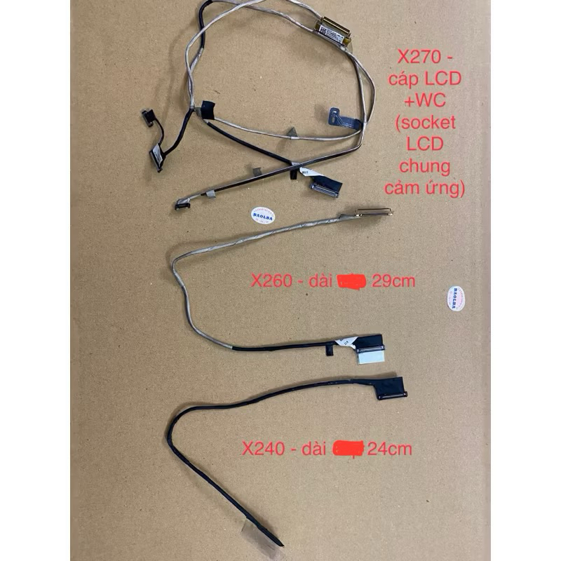 Cáp màn hình lcd laptop lenovo Thinhkpad X240 X240s X250 X260 X270 ...