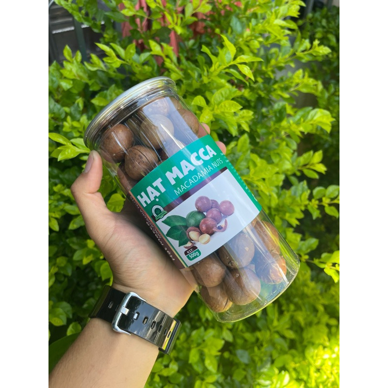Macca Đắk Lắk Macca Ngon Phù Phù Hợp Với Túi Tiền Lon 500g | Shopee ...