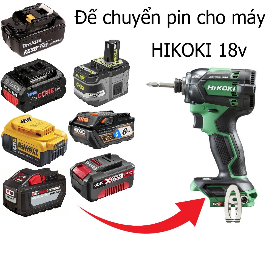 ( MTools ) Đế chuyển pin cho máy HITACHI 14 18v (không bao gồm máy và pin) | Shopee Việt Nam
