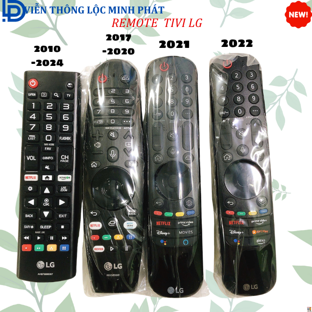 Remote điều khiển tivi LG các mẫu, điều khiển TV LG giọng nói - Tặng ...