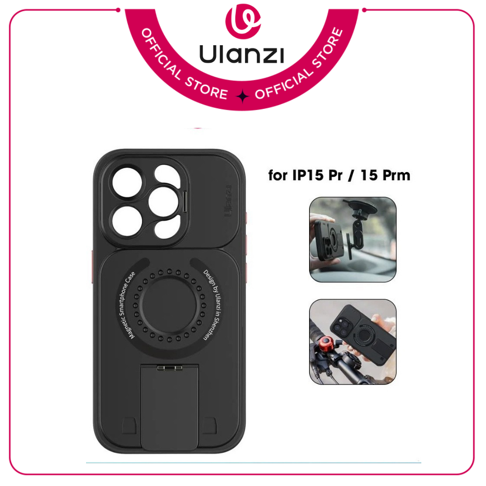 ULANZI O-LOCK - Ốp Lưng Gắn Phụ Kiện Dành Cho IP 15 Pro / 15 Prm ...