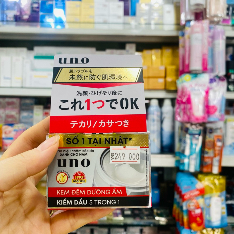 Kem dưỡng ẩm Uno Cream Perfection, cấp ẩm, kiềm dầu, không nhờn rít, ngừa mụn, giảm bóng dầu 90g ...