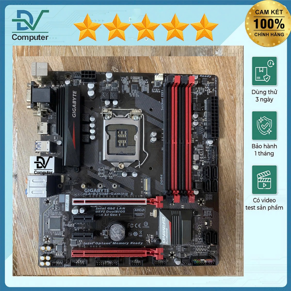 B250 M-GAMING 3 hãng GIGABYTE có cổng HDMI hàng đẹp bảo hành 1 tháng | Shopee Việt Nam