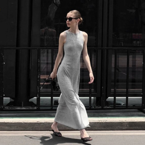 làminapparel - LOW BACK STRING TIE MIDI DRESS | Shopee Việt Nam