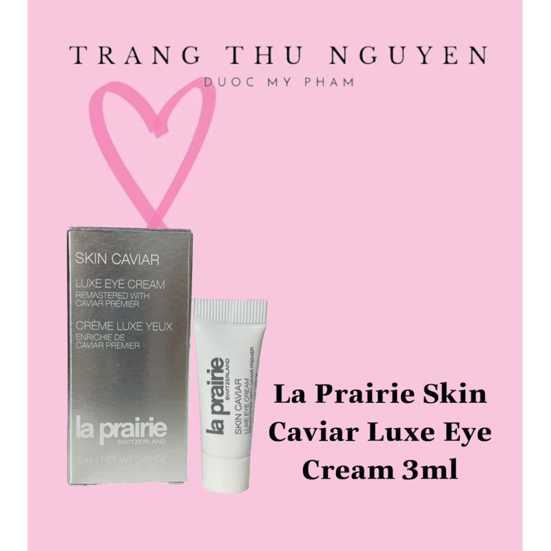 Kem mắt La Prairie Skin Caviar Luxe Eye Cream 3ml | Shopee Việt Nam
