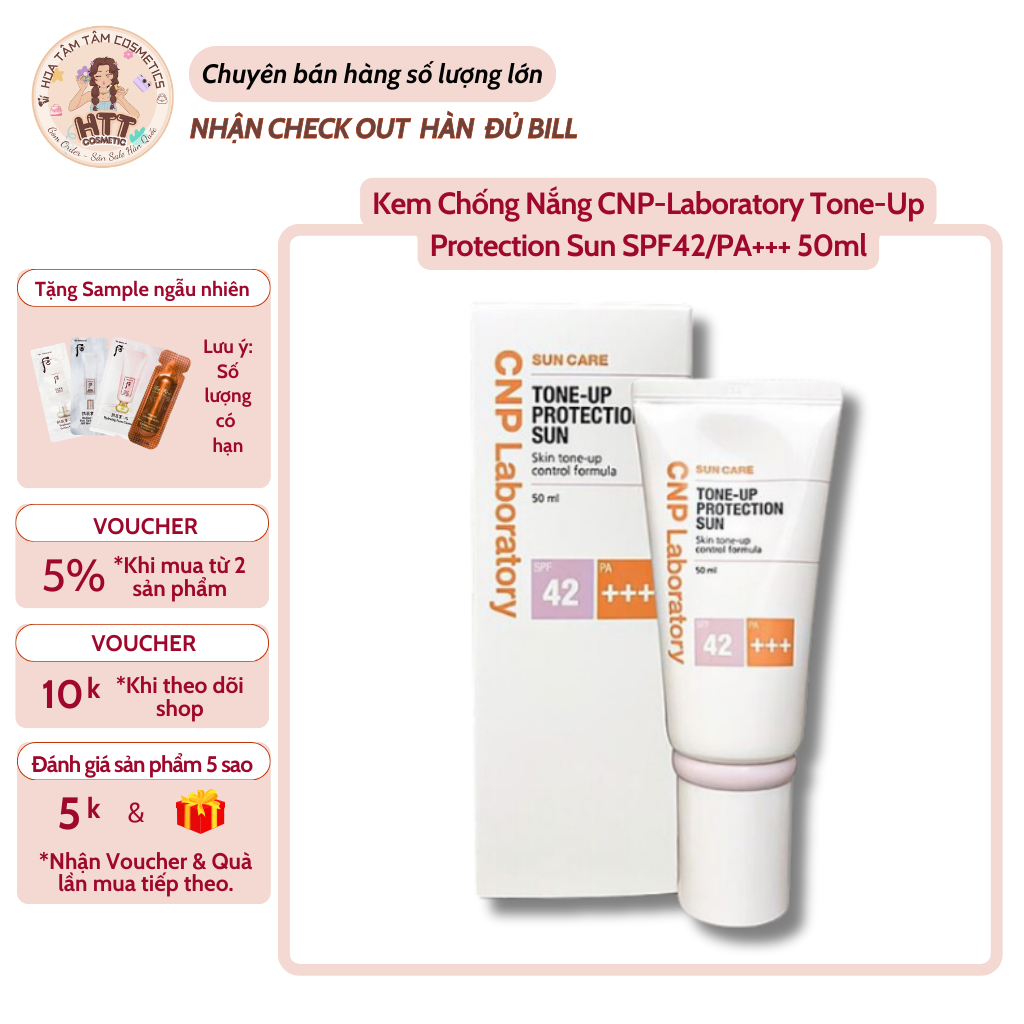 Kem chống nắng nâng tông da CNP-Laboratory Tone-Up Protection Sun SPF42 ...