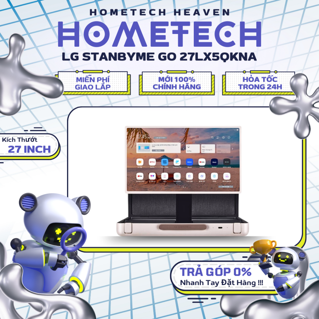 27LX5QKNA - LG StanbyME Go Dạng Vali Du Lịch 27LX5QKNA - Hàng Chính ...