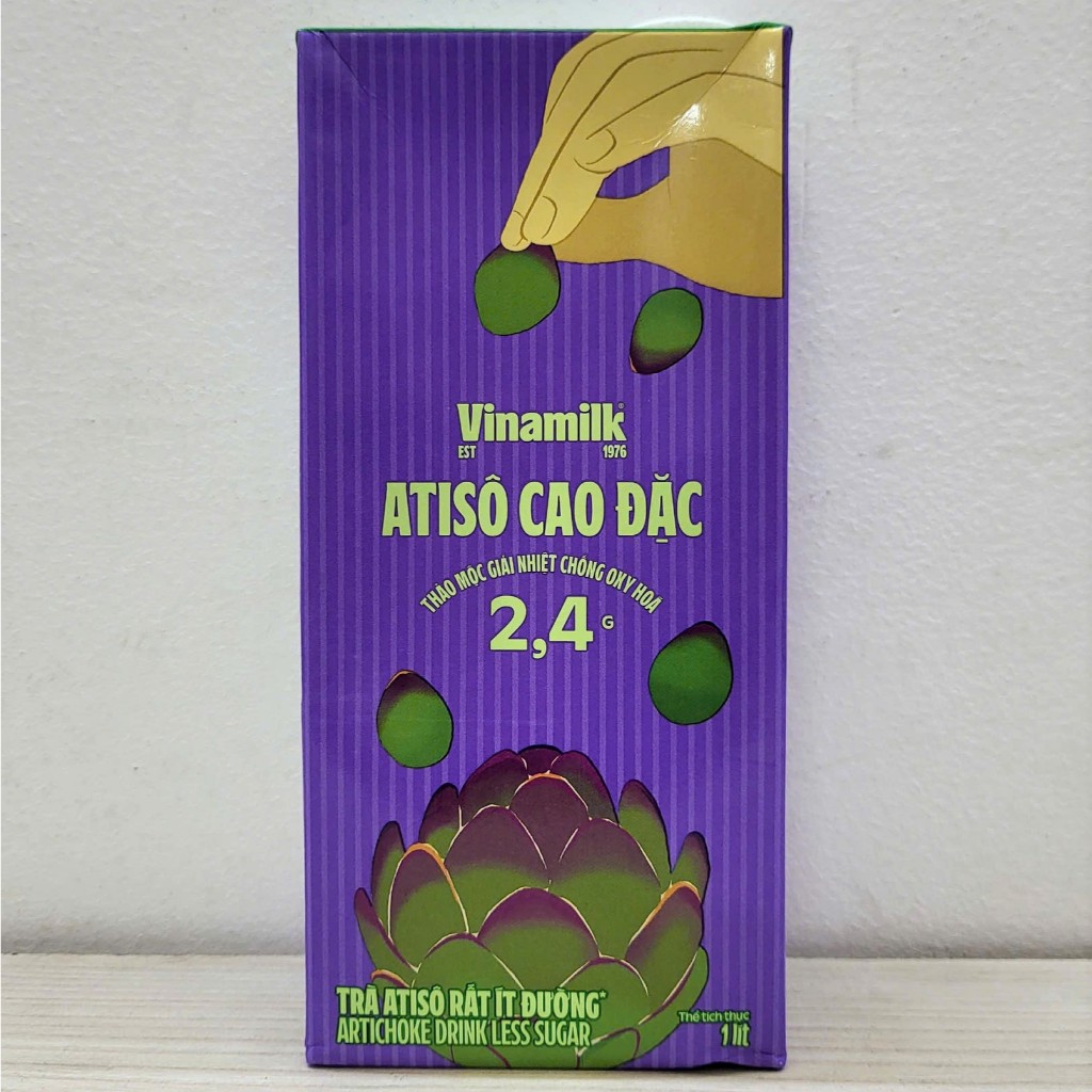 VFRESH (Hộp ÍT ĐƯỜNG 1L) TRÀ ATISO ÍT ĐƯỜNG (từ Atiso cao đặc) VINAMILK ...