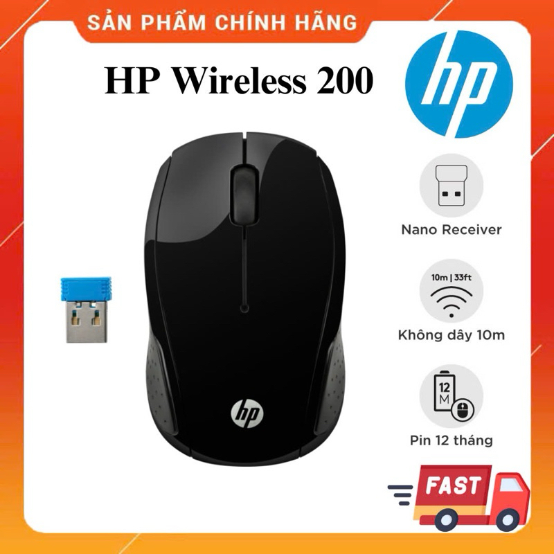 [ HOẢ TỐC ] Chuột HP Wireless Mouse Pin 1 năm - Chính hãng | Shopee ...