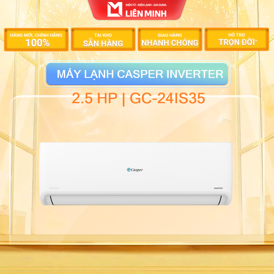 [GIÁ MÁY] GC-18IS33 / GC-24IS35 - Máy Lạnh Casper Inverter 2 Hp / 2.5 ...